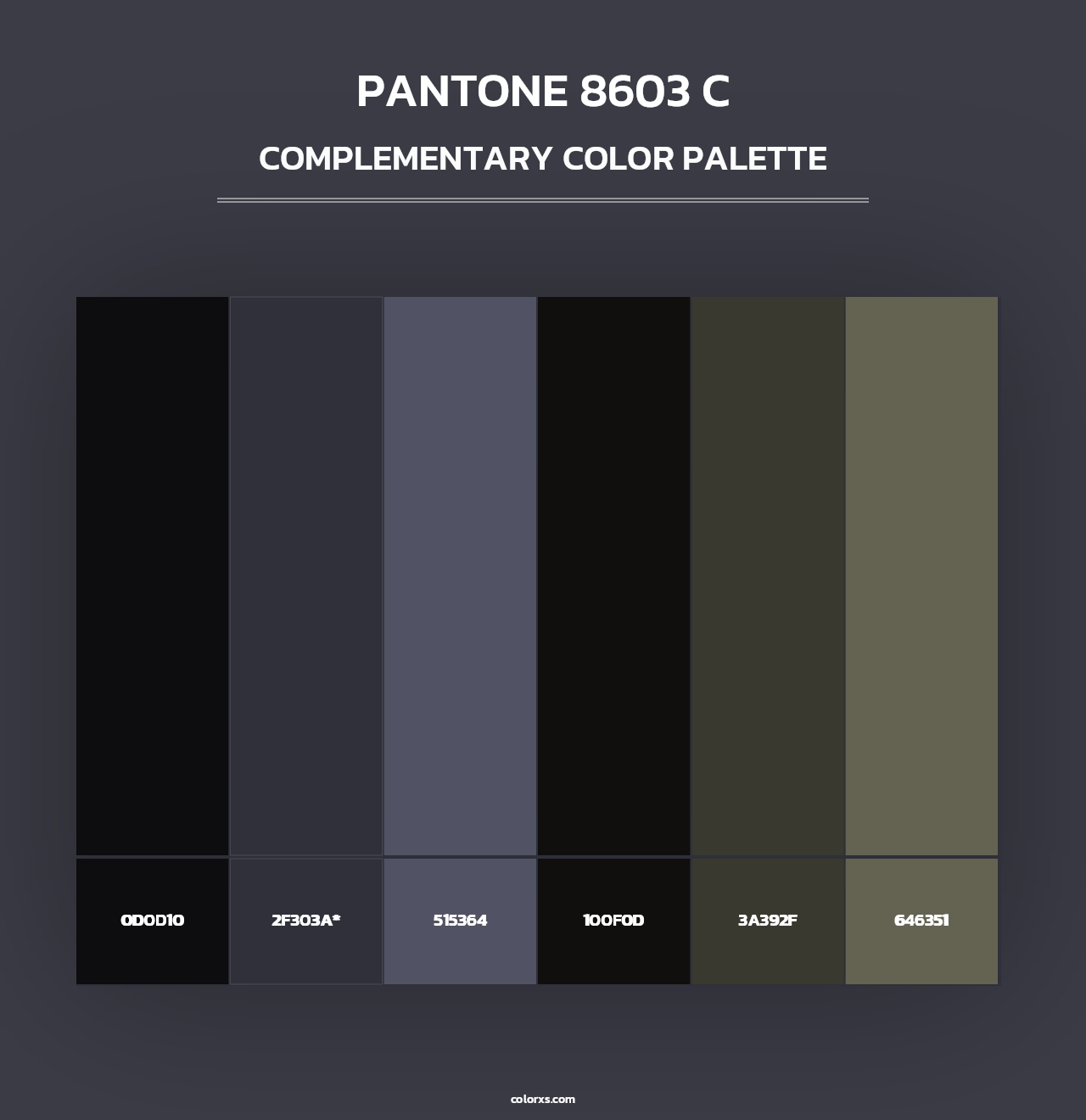 PANTONE 8603 C color palettes - colorxs.com