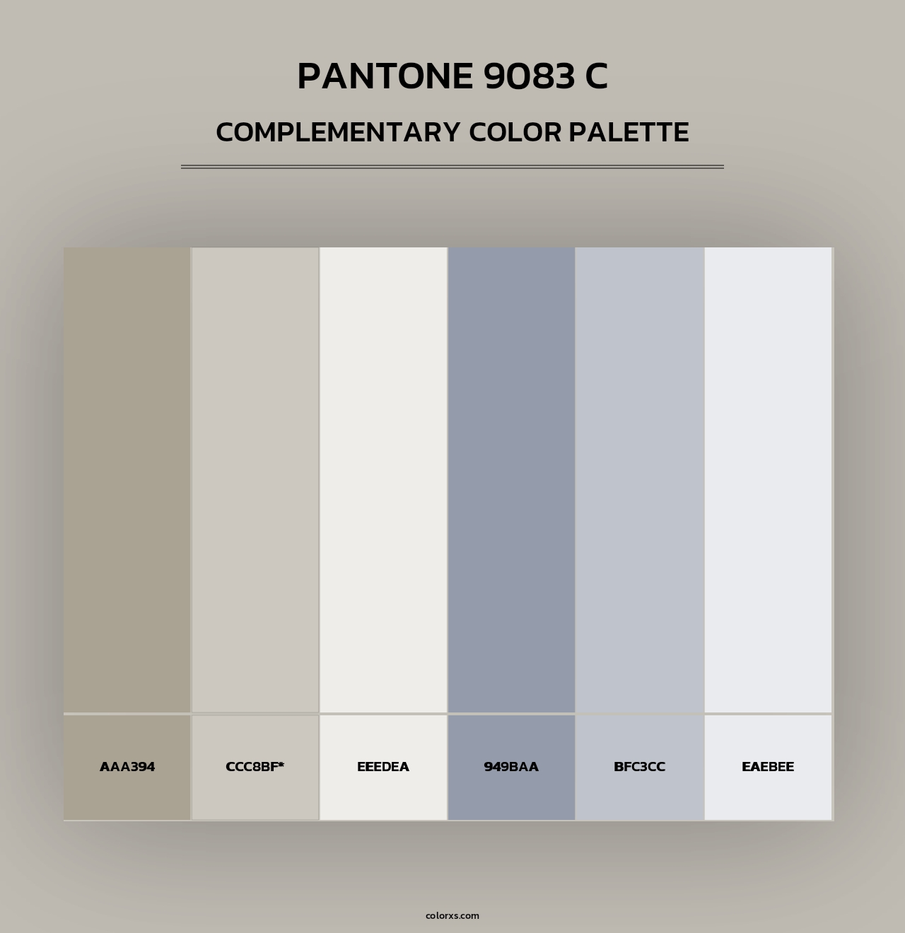 PANTONE 9083 C color palettes - colorxs.com