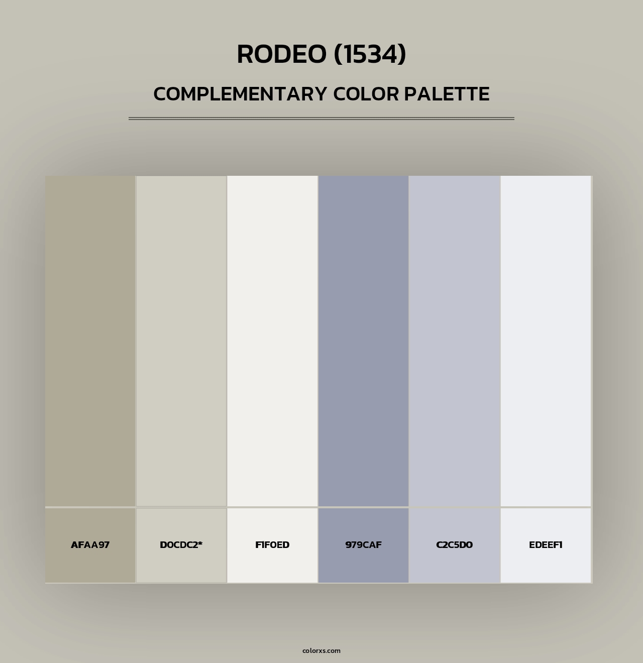 Benjamin Moore Rodeo (1534) Paint coordinating colors and palettes ...