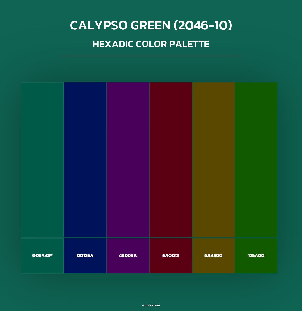 Benjamin Moore Calypso Green (2046-10) Paint coordinating colors and ...