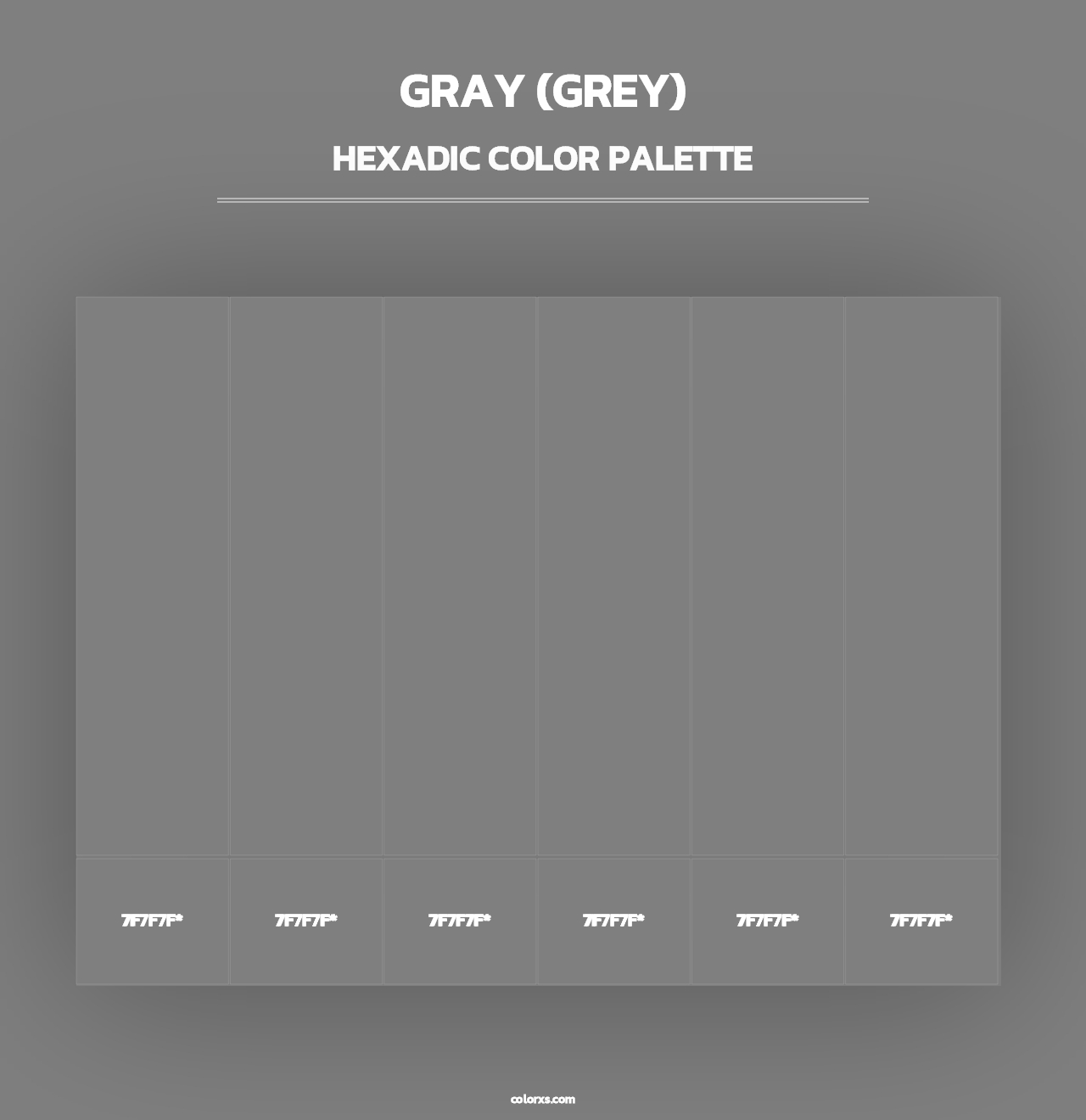 Gray (Grey) color palettes - colorxs.com