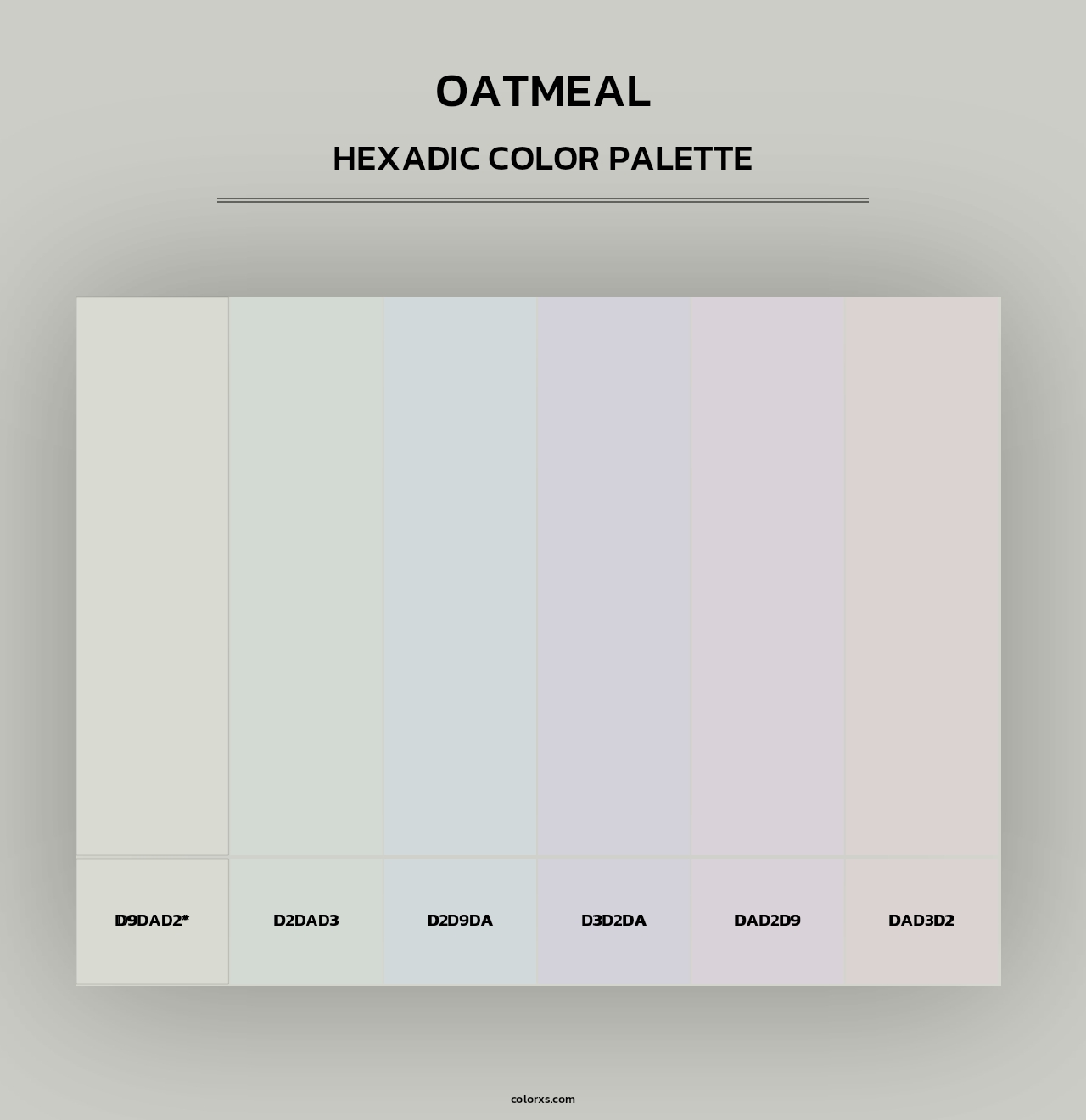 Oatmeal color palettes - colorxs.com