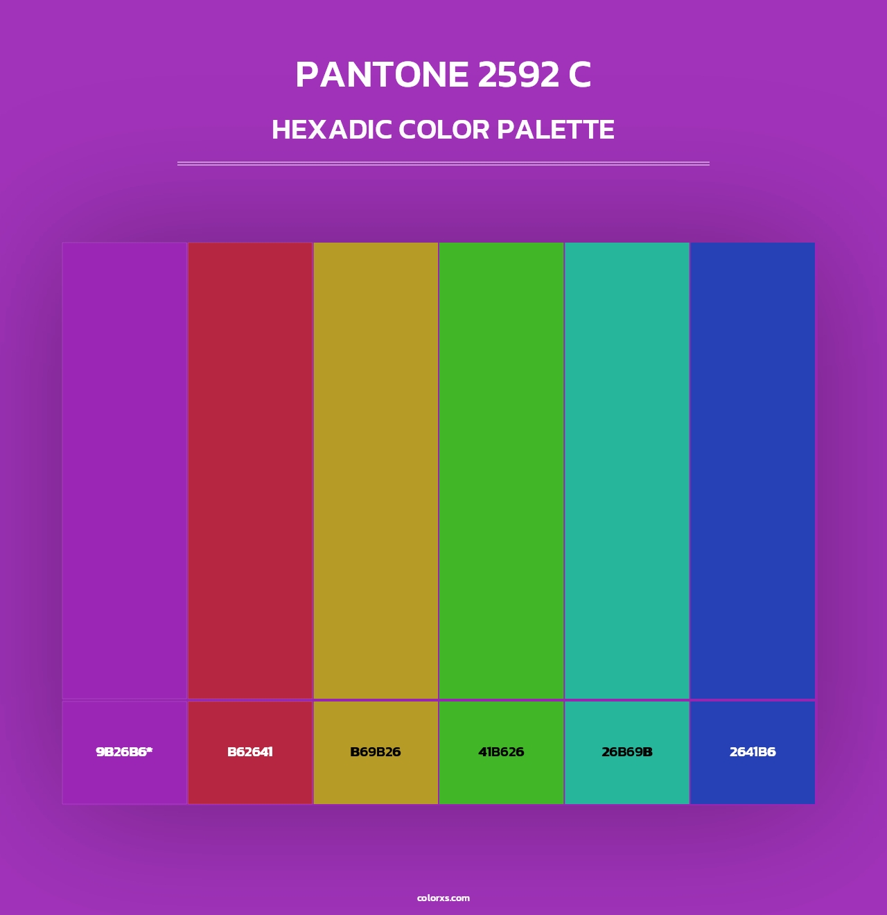 PANTONE 2592 C color palettes - colorxs.com