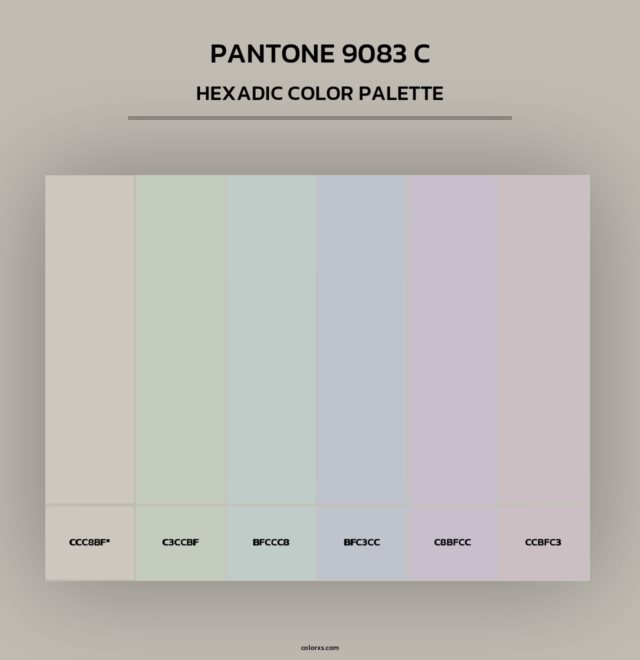 PANTONE 9083 C color palettes - colorxs.com