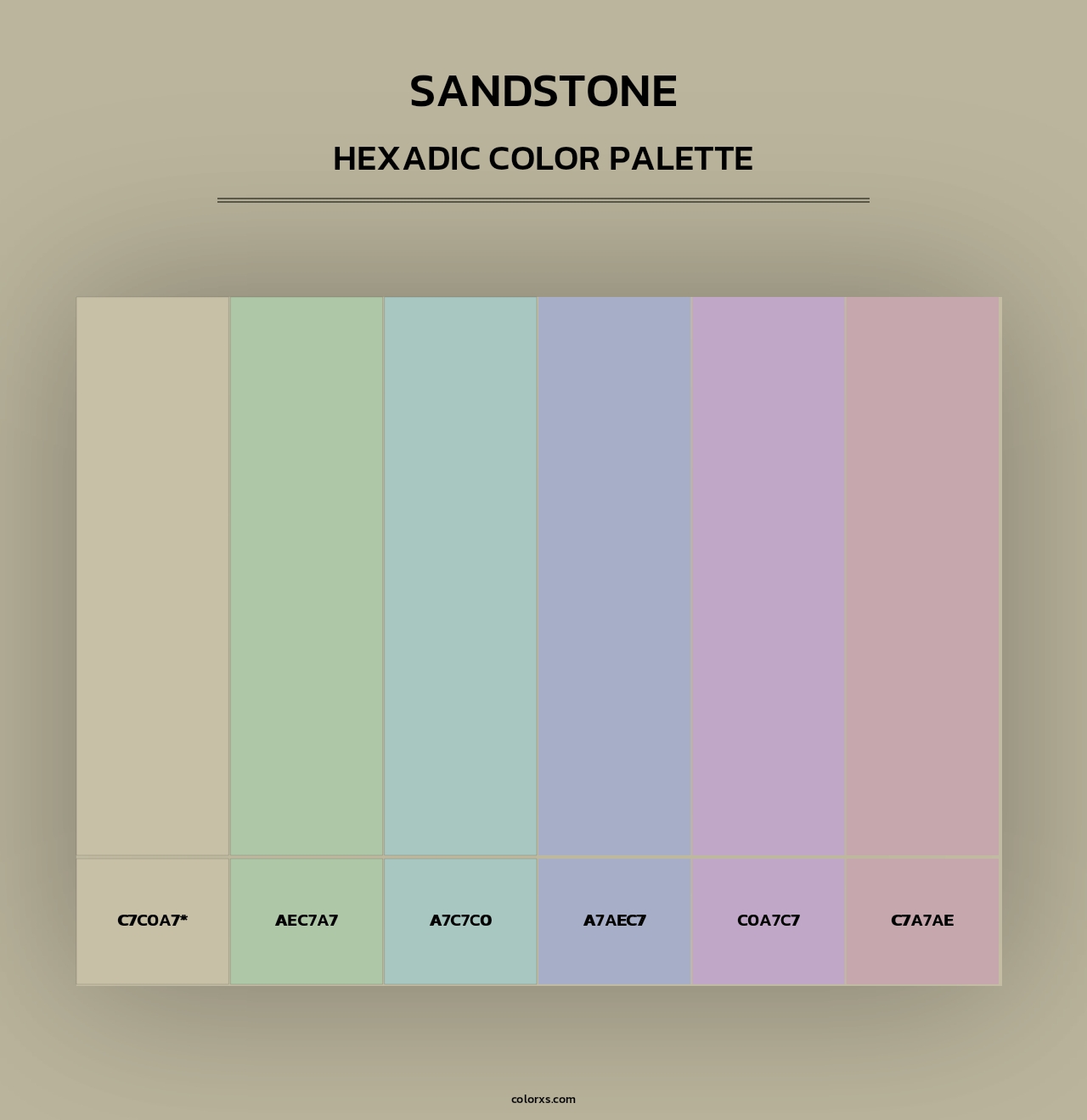 Sandstone color palettes - colorxs.com