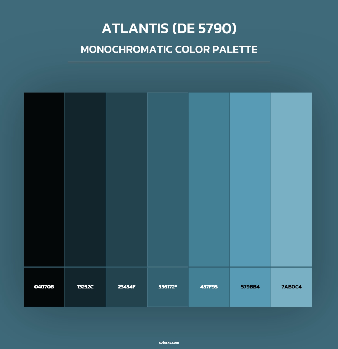 Dunn-Edwards Atlantis (DE 5790) Paint coordinating colors and palettes ...