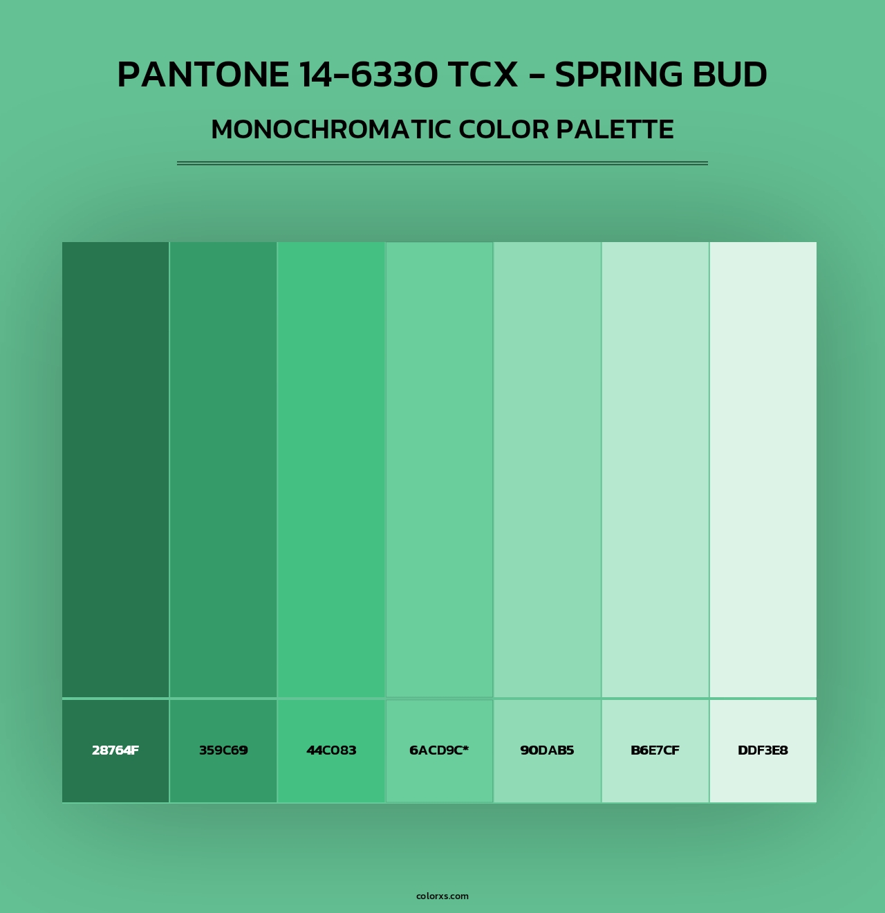 Pantone 14-6330 TCX - Spring Bud color palettes - colorxs.com