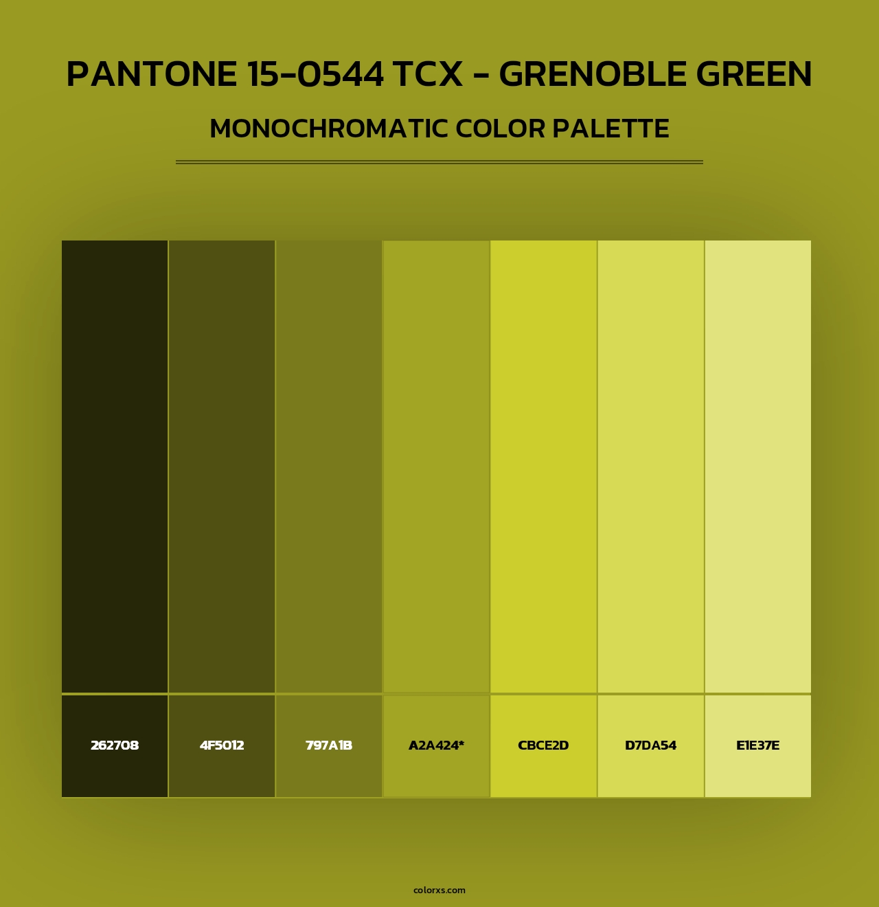PANTONE 15-0544 TCX - Grenoble Green color palettes - colorxs.com