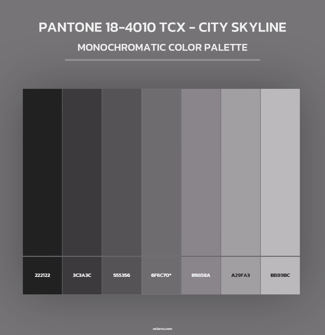 PANTONE 18-4010 TCX - City Skyline color palettes - colorxs.com