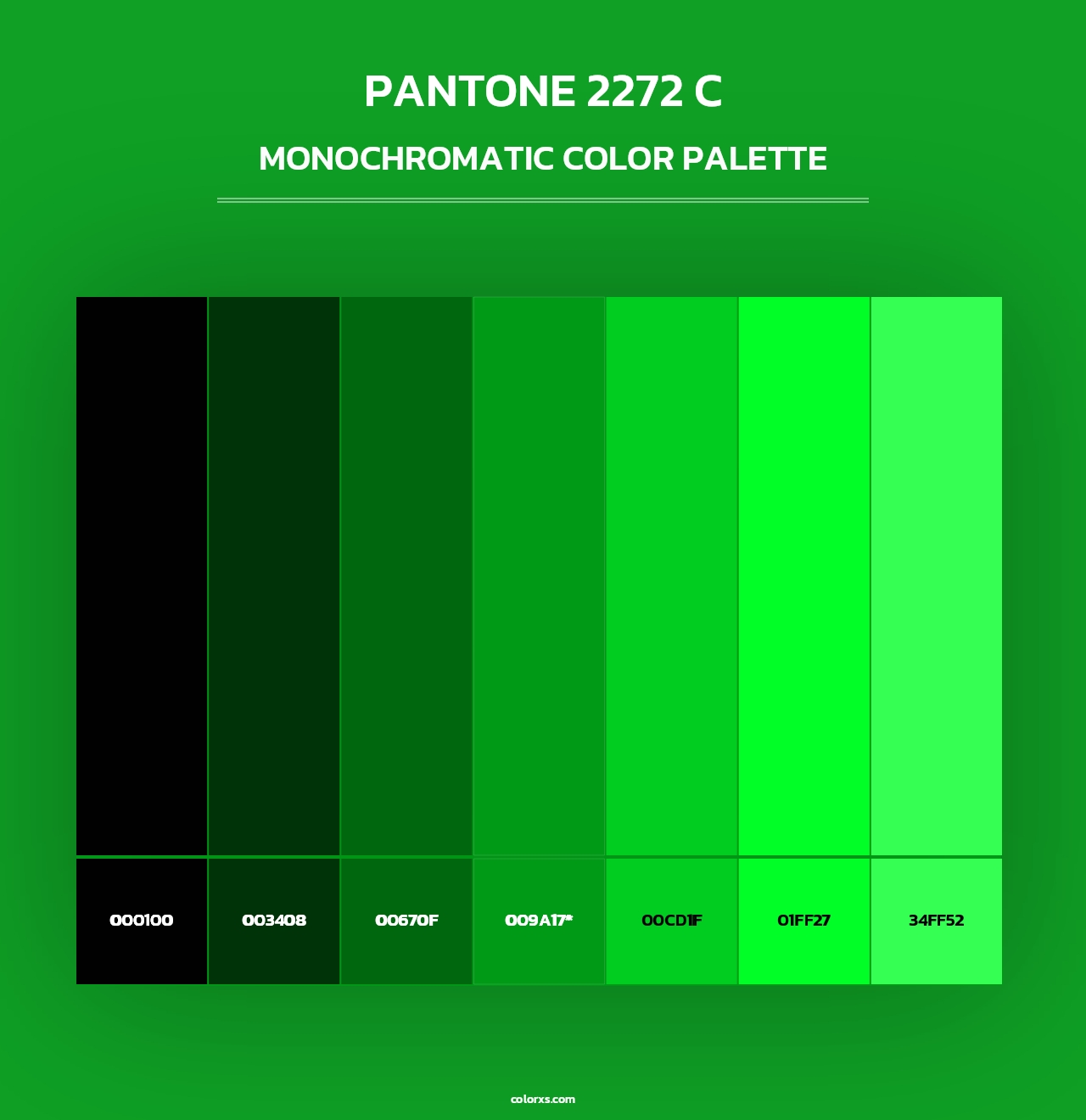 PANTONE 2272 C color palettes - colorxs.com