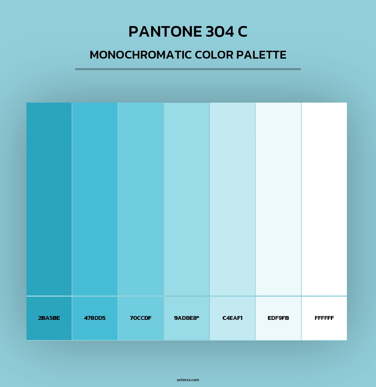 PANTONE 304 C color palettes - colorxs.com