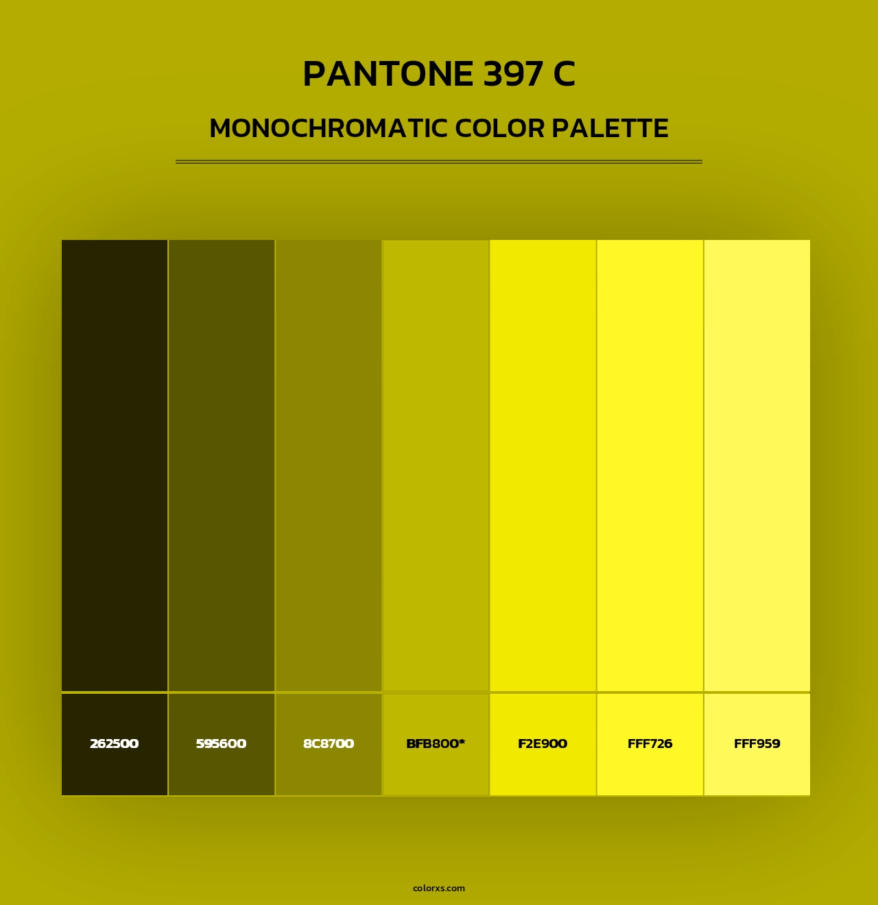 PANTONE 397 C color palettes - colorxs.com