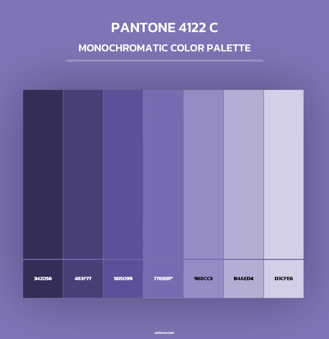 PANTONE 4122 C color palettes - colorxs.com