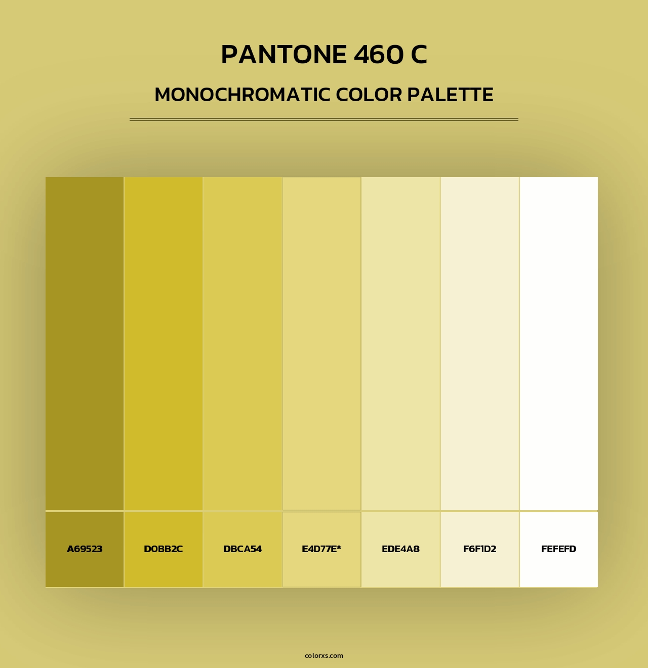 PANTONE 460 C color palettes - colorxs.com