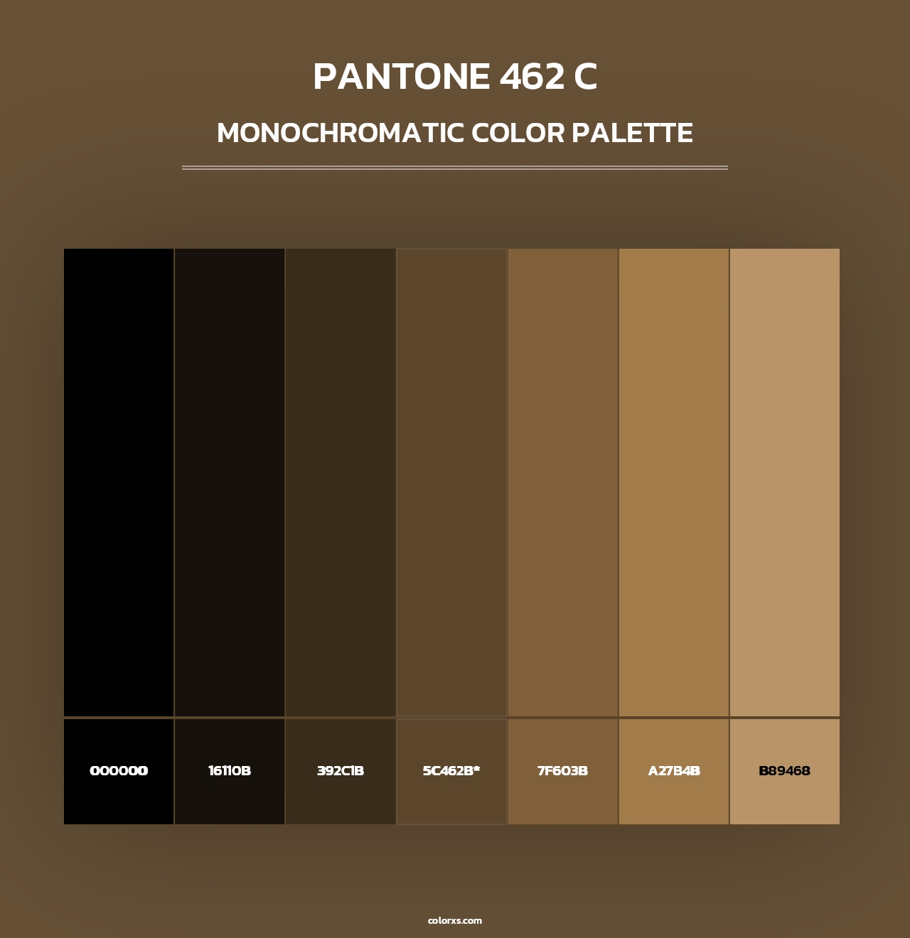 PANTONE 462 C color palettes - colorxs.com