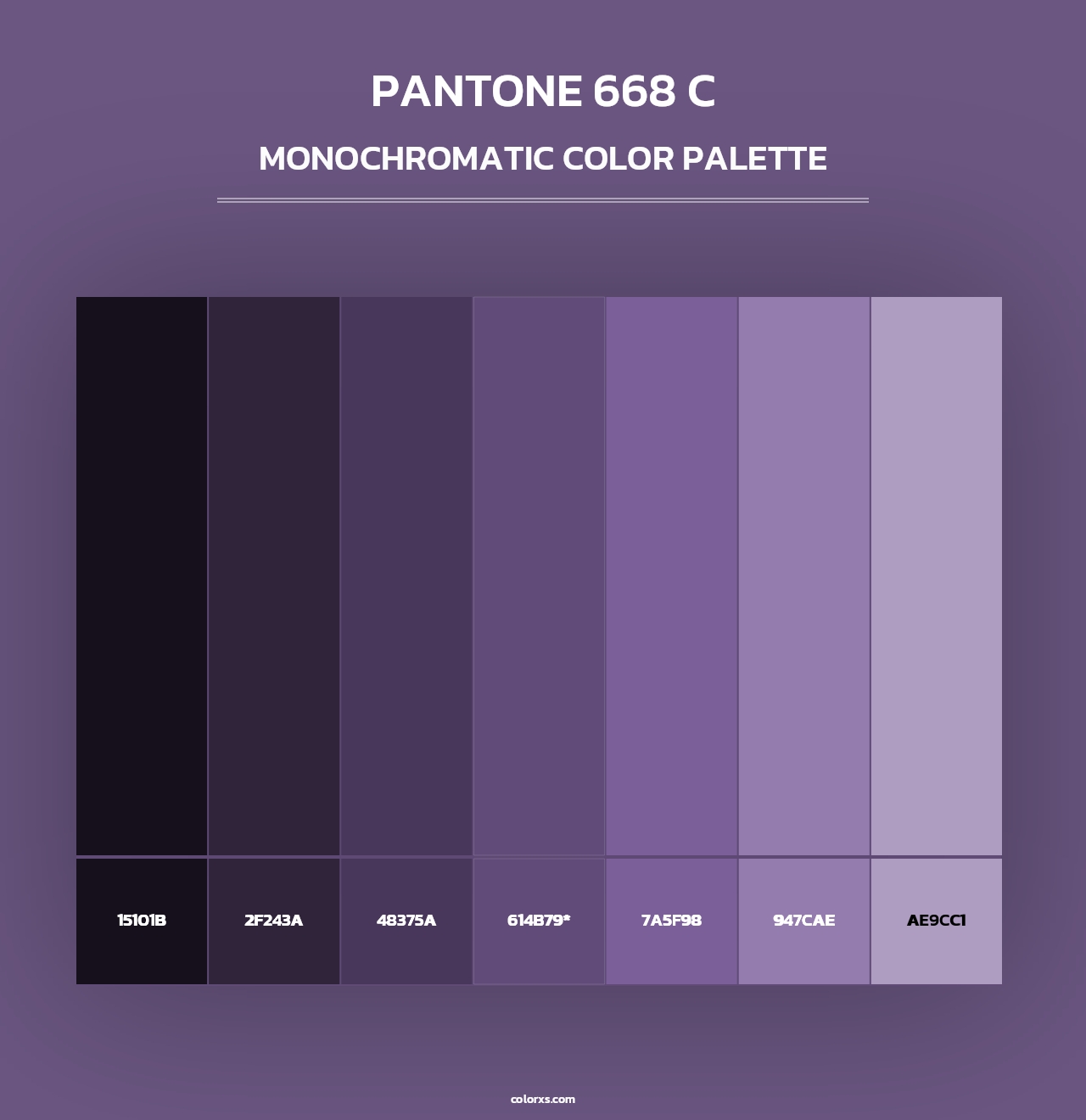 PANTONE 668 C Color Palettes Colorxs