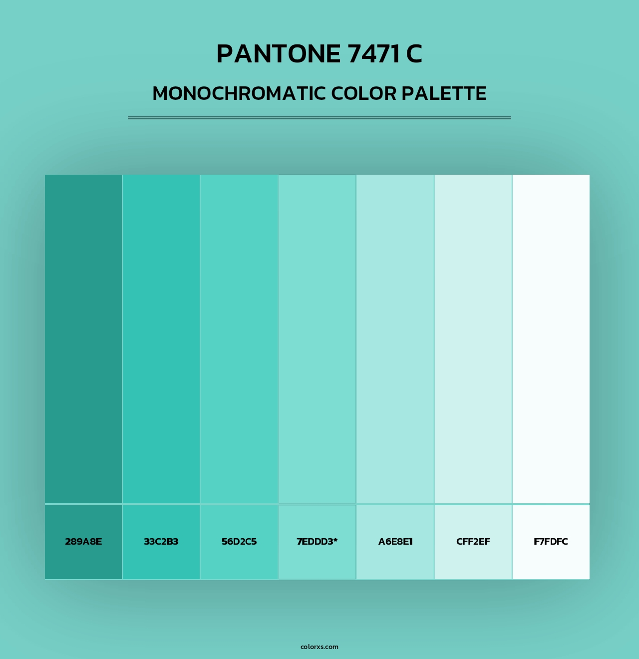 PANTONE 7471 C color palettes - colorxs.com
