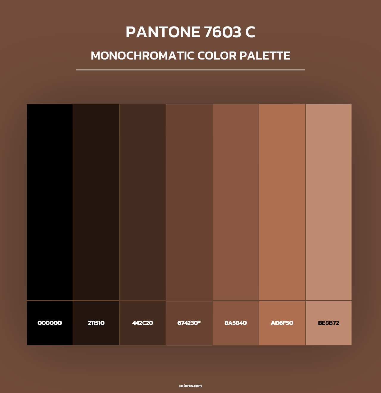 PANTONE 7603 C color palettes - colorxs.com