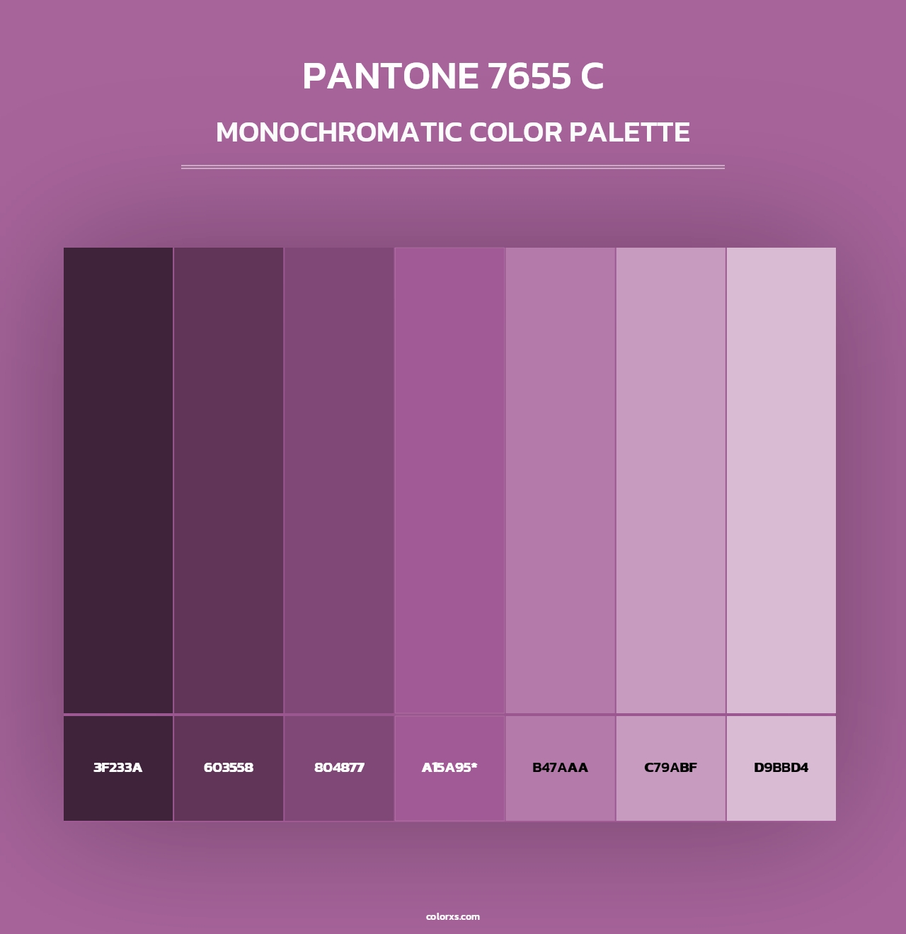 PANTONE 7655 C color palettes - colorxs.com
