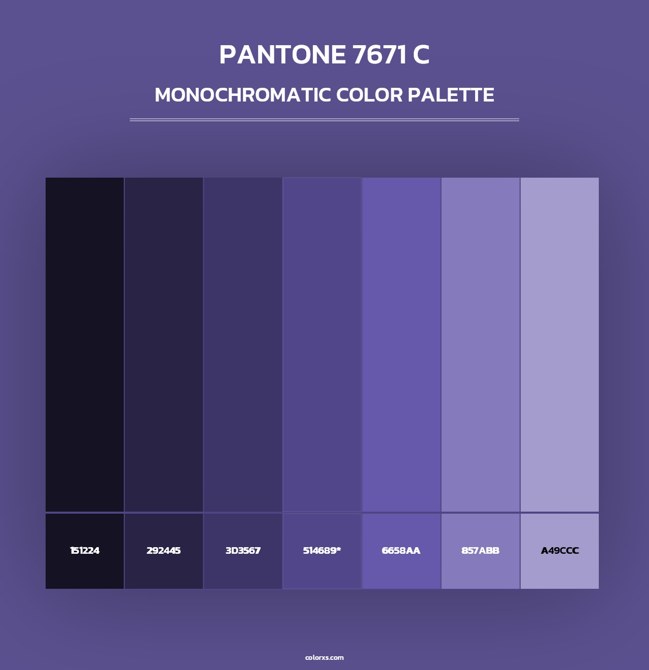 PANTONE 7671 C color palettes - colorxs.com