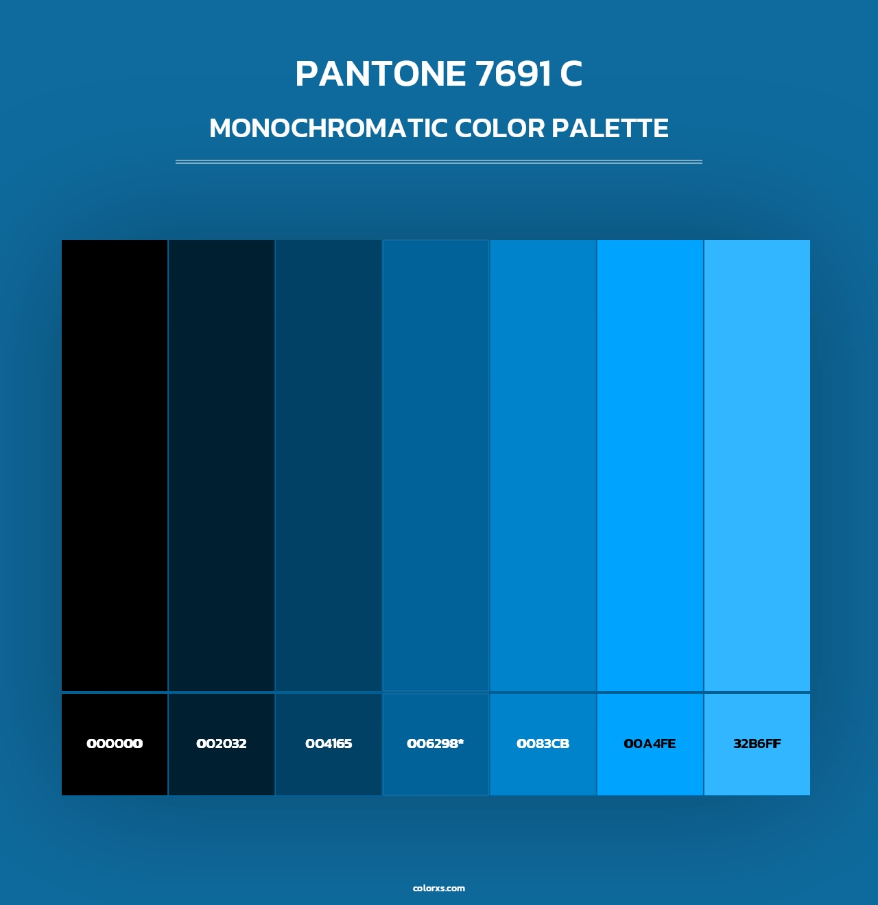 PANTONE 7691 C color palettes - colorxs.com