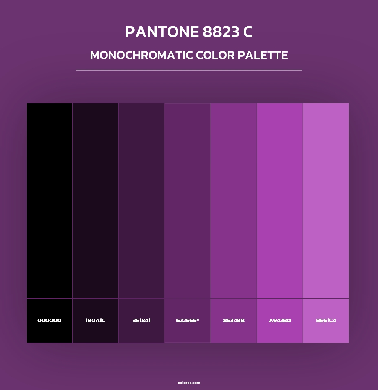 PANTONE 8823 C color palettes - colorxs.com