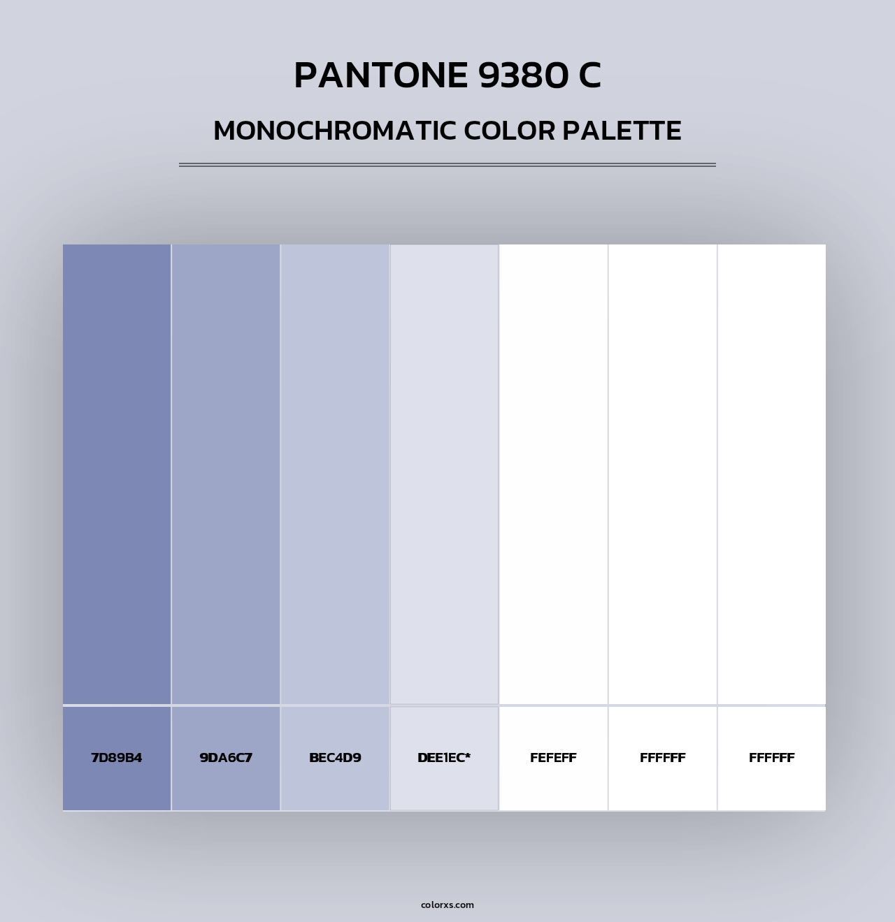 PANTONE 9380 C color palettes - colorxs.com