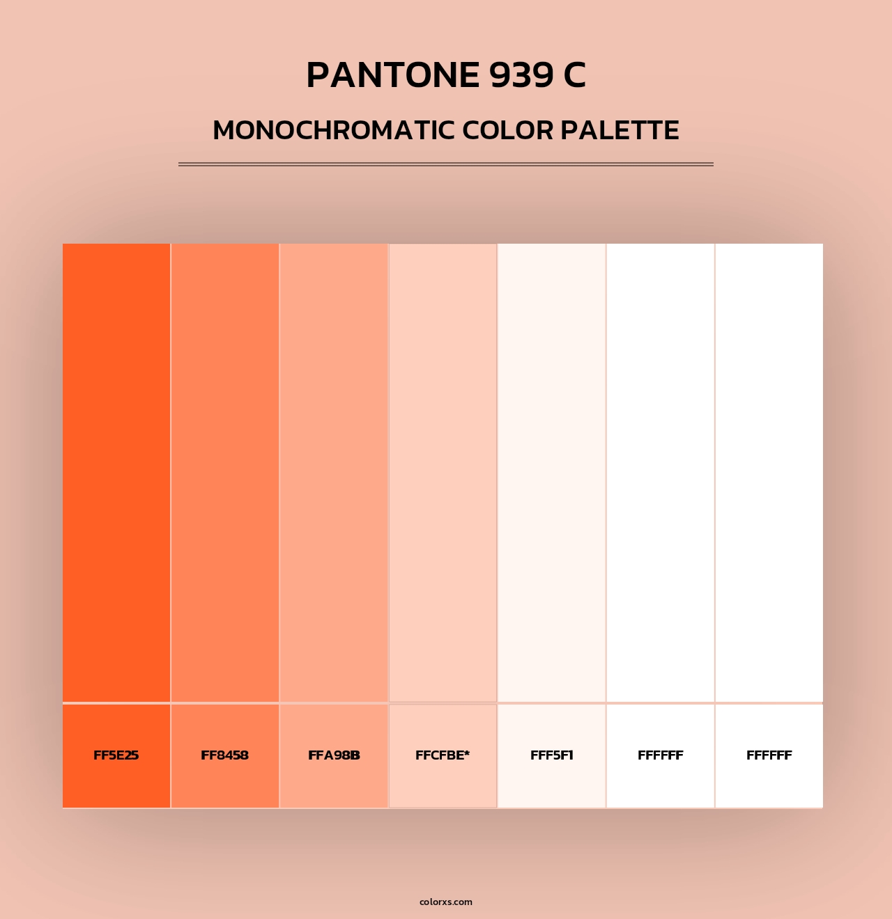 PANTONE 939 C color palettes - colorxs.com
