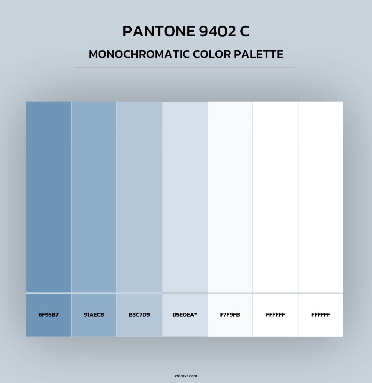 PANTONE 9402 C color palettes - colorxs.com