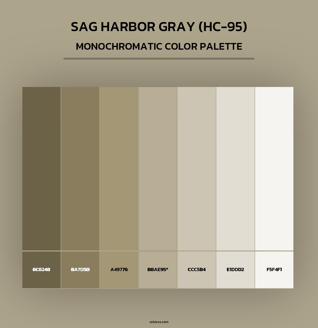 Benjamin Moore Sag Harbor Gray (HC-95) Paint coordinating colors and ...