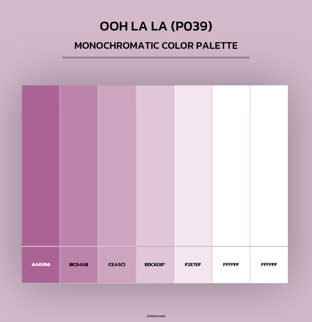 Valspar Ooh La La (P039) Paint coordinating colors and palettes ...