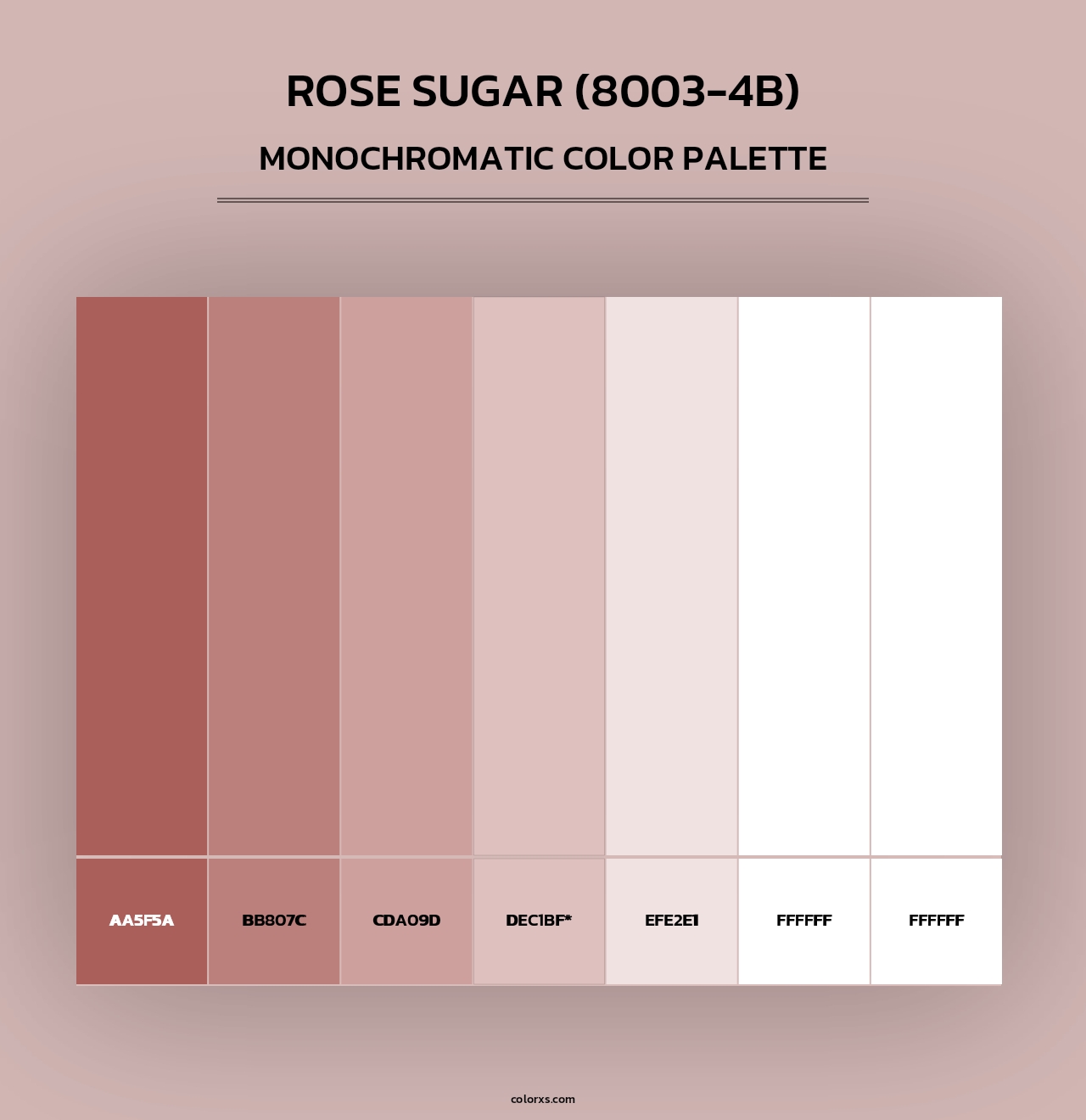 Valspar Rose Sugar (8003-4B) Paint coordinating colors and palettes ...