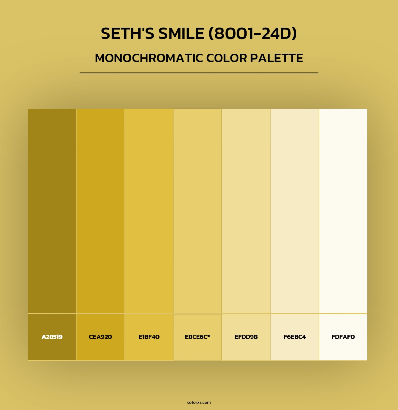 Valspar Seth's Smile (8001-24D) Paint coordinating colors and palettes ...