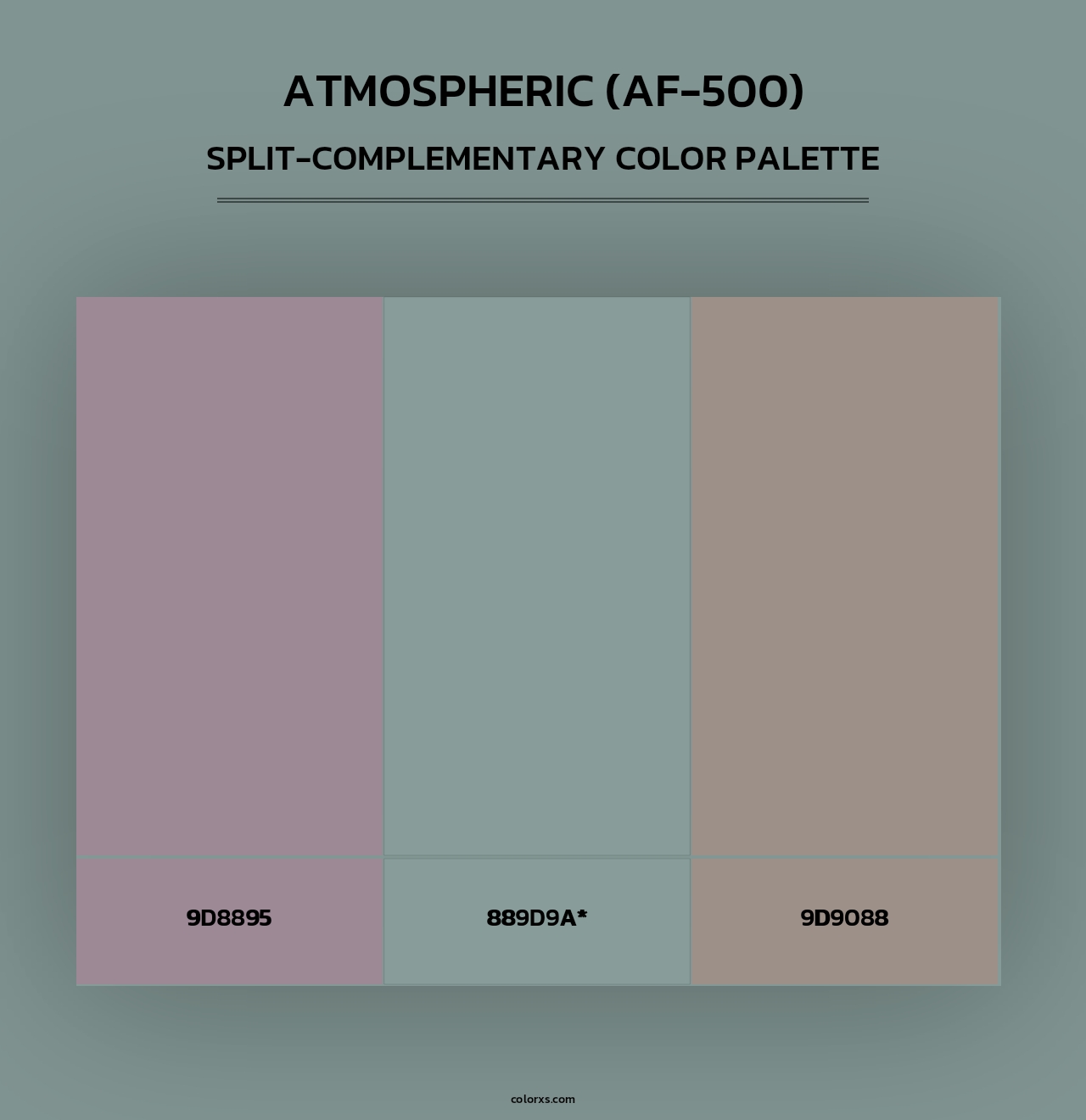 Benjamin Moore Atmospheric (AF-500) Paint coordinating colors and ...