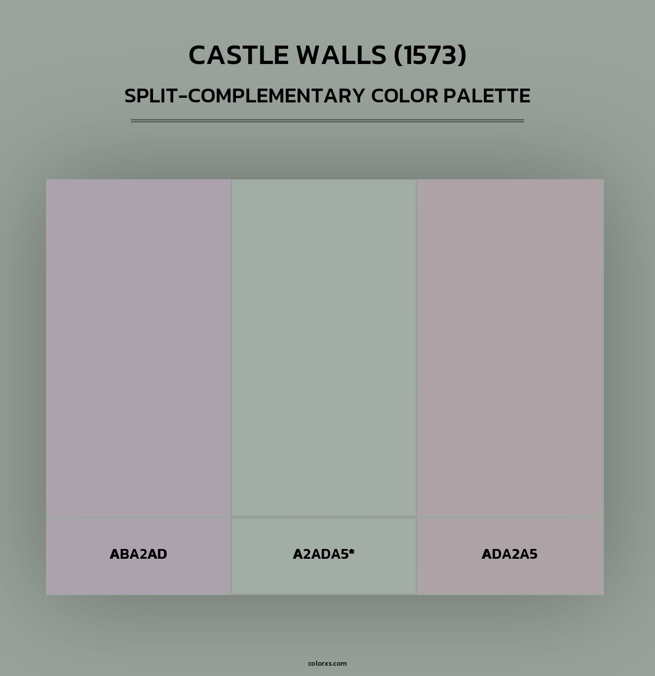 Benjamin Moore Castle Walls (1573) Paint coordinating colors and ...