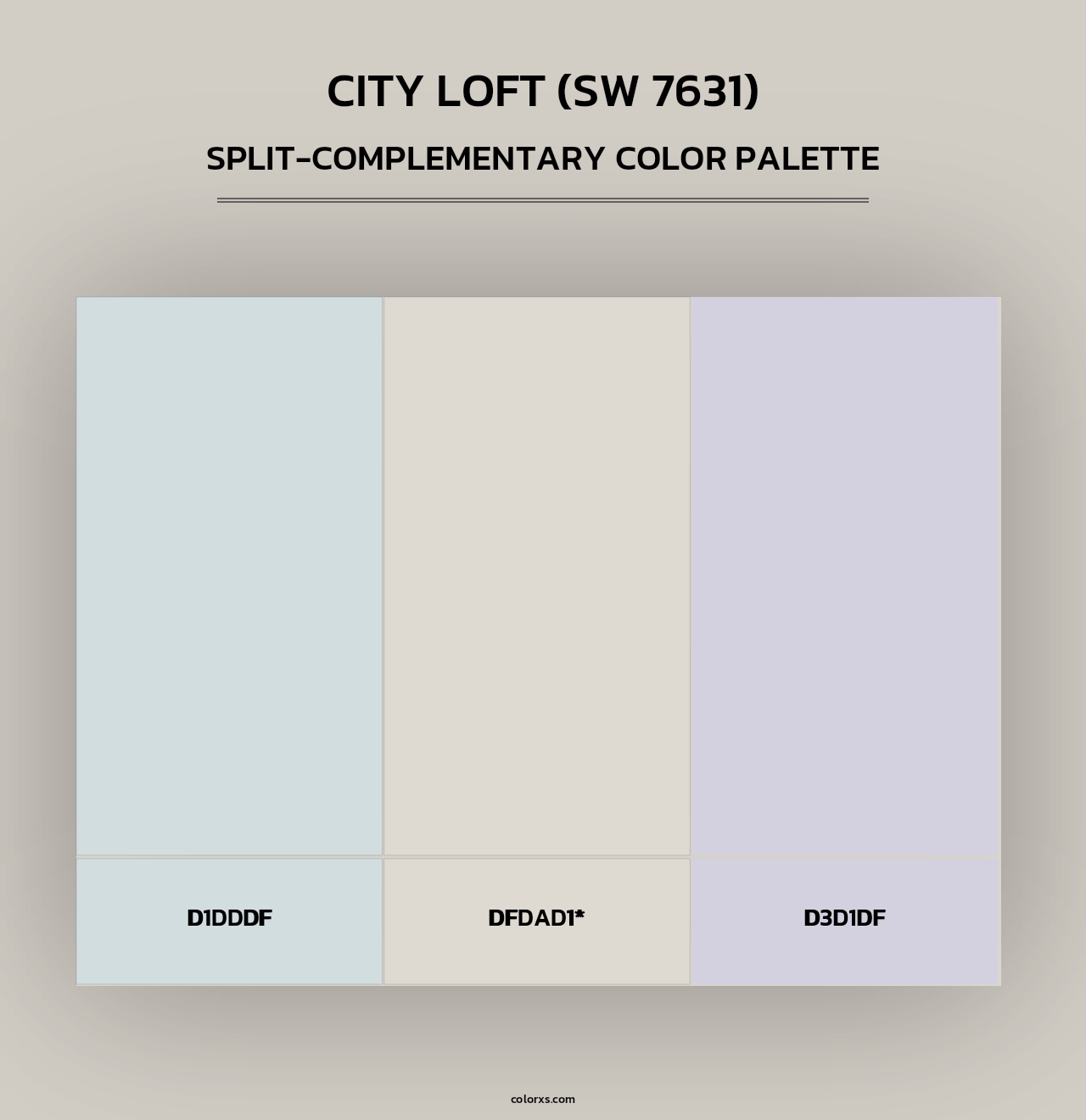 Sherwin Williams City Loft (SW 7631) Paint coordinating colors and ...