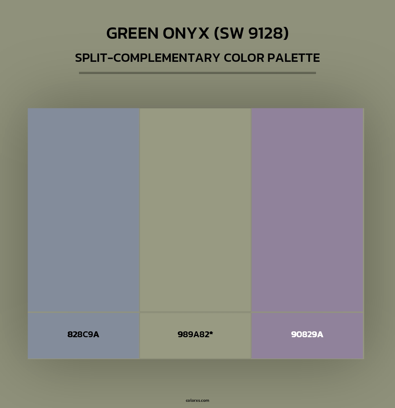 Sherwin Williams Green Onyx (SW 9128) Paint coordinating colors and ...