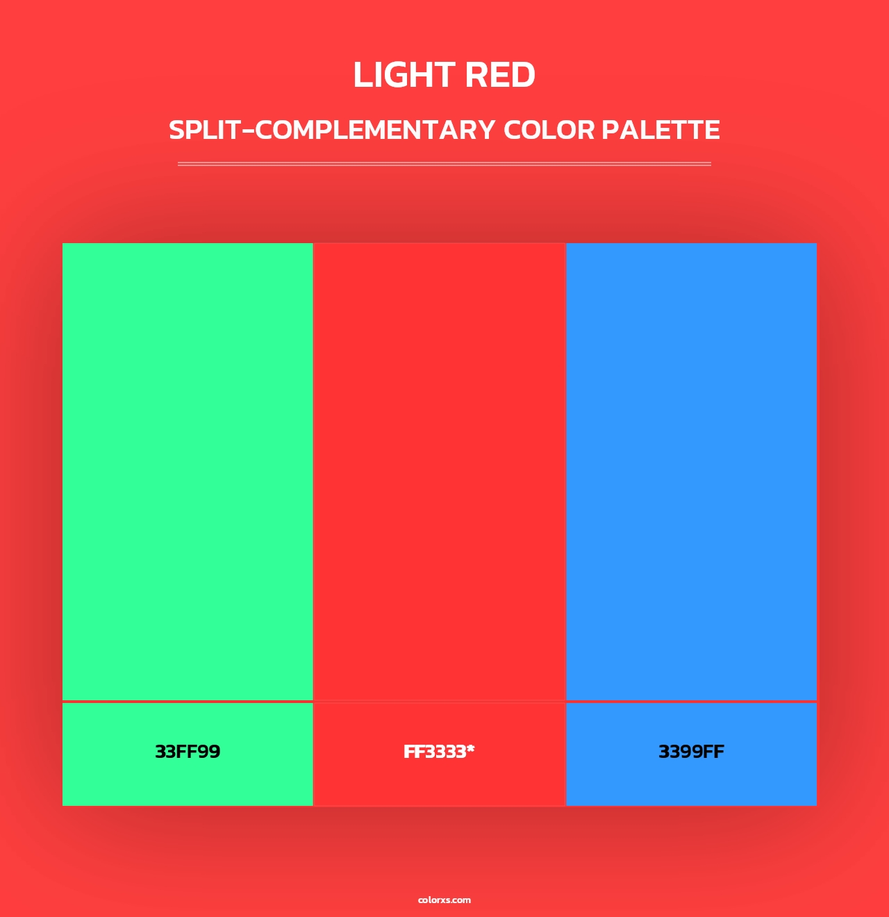 Light Red color palettes - colorxs.com