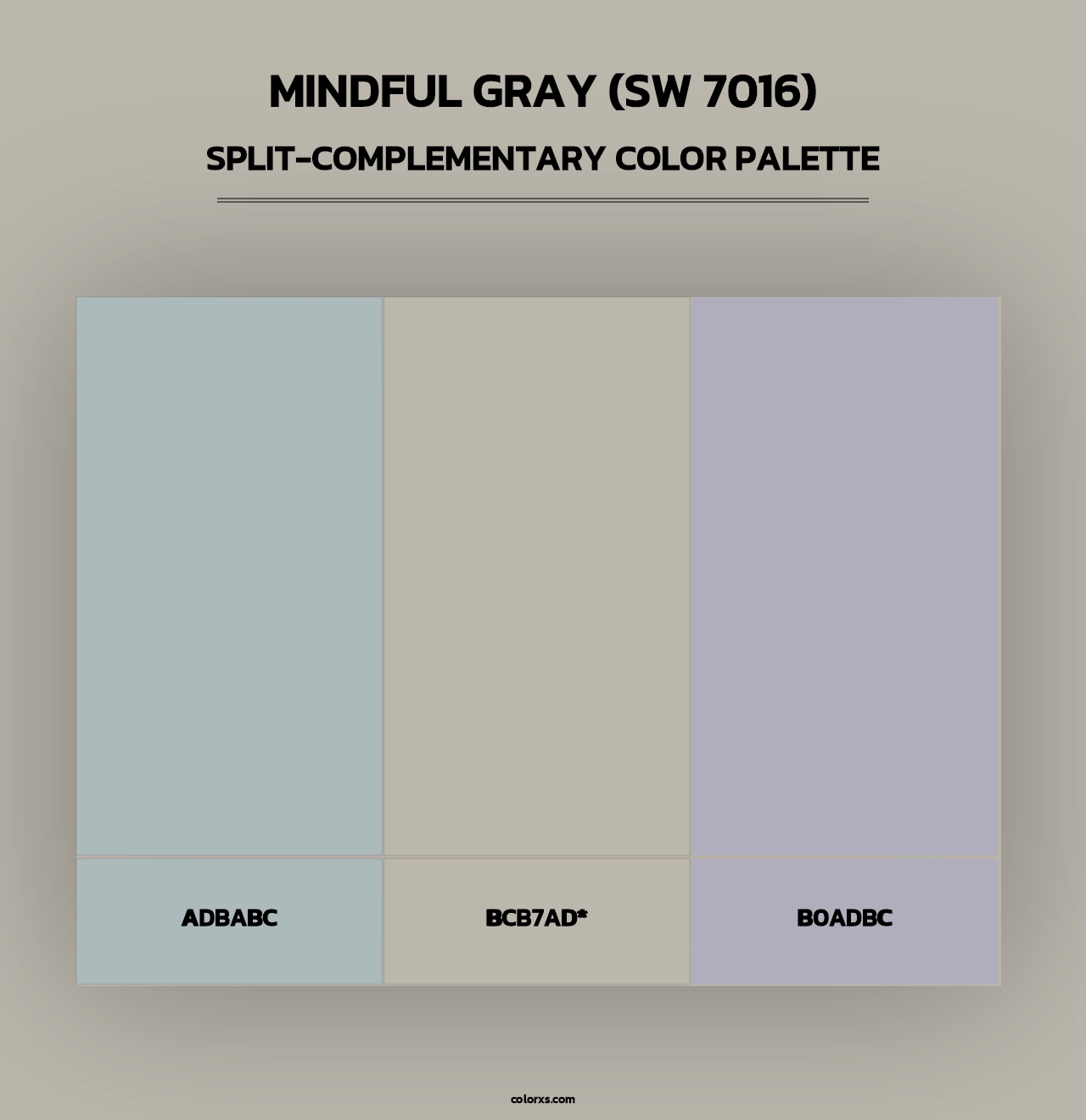 Sherwin Williams Mindful Gray (SW 7016) Paint coordinating colors and ...