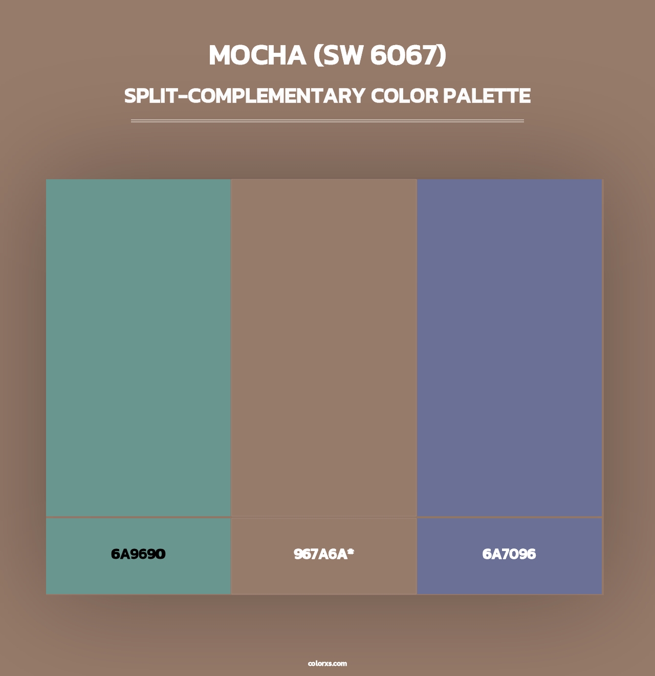 Sherwin Williams Mocha (SW 6067) Paint coordinating colors and palettes ...