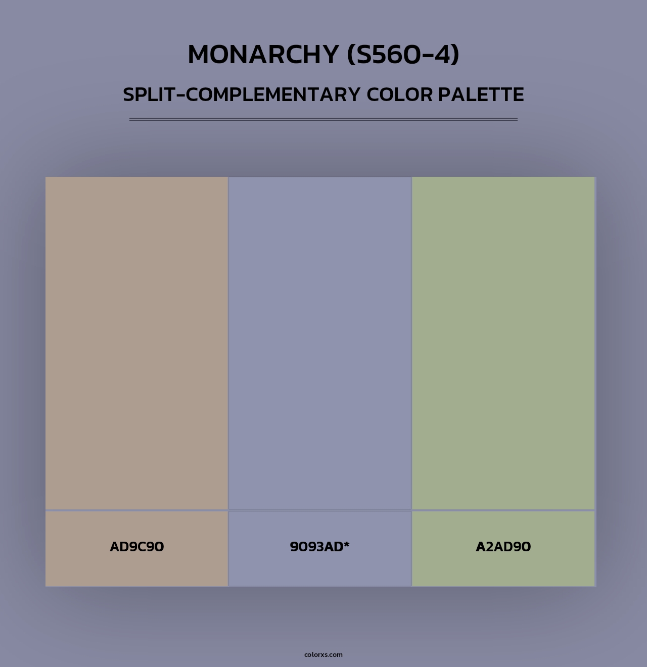 Behr Monarchy (S560-4) Paint coordinating colors and palettes - colorxs.com