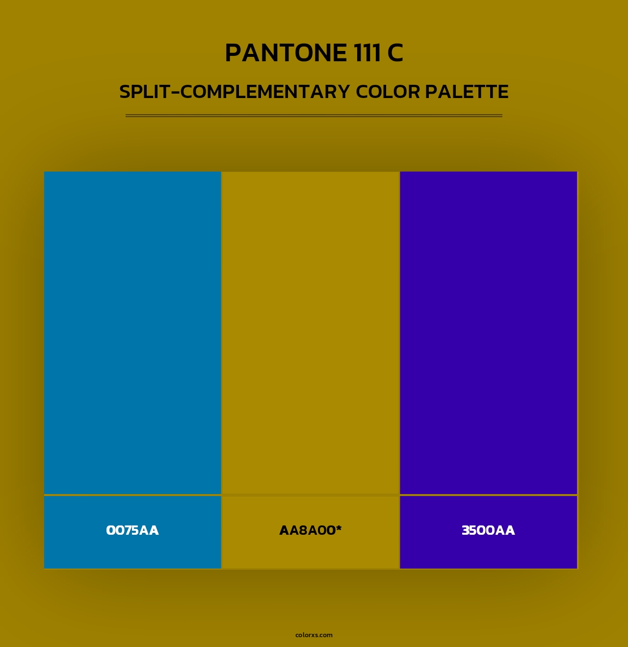 PANTONE 111 C color palettes - colorxs.com
