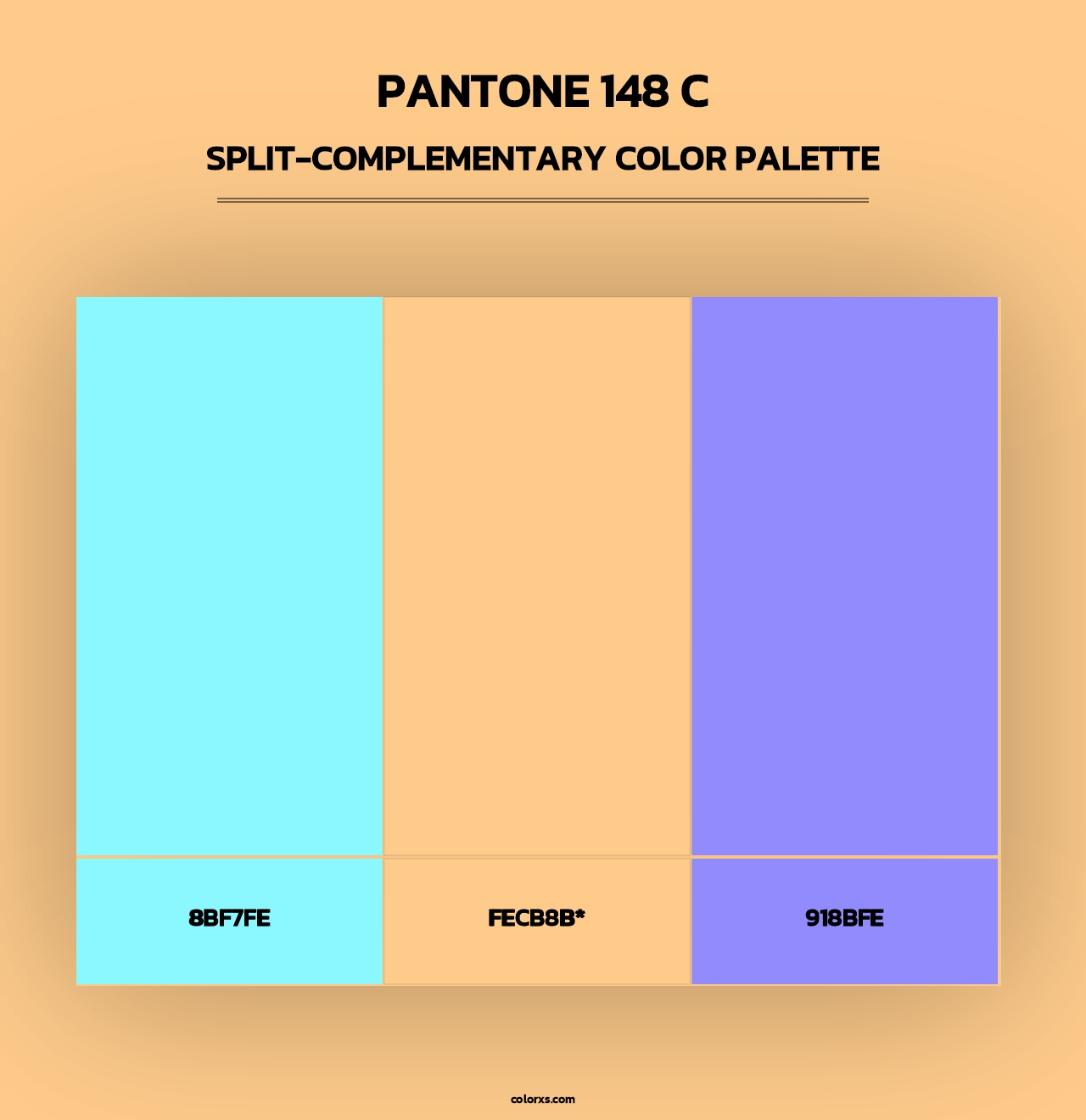 PANTONE 148 C color palettes - colorxs.com