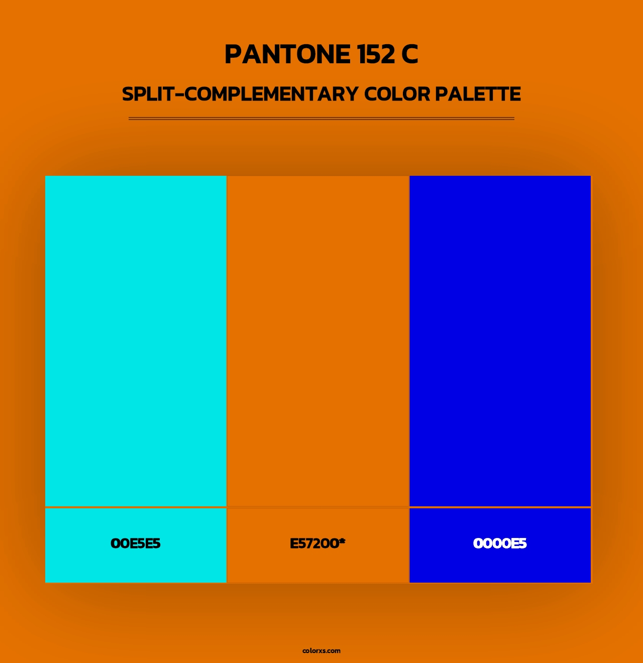 PANTONE 152 C color palettes - colorxs.com