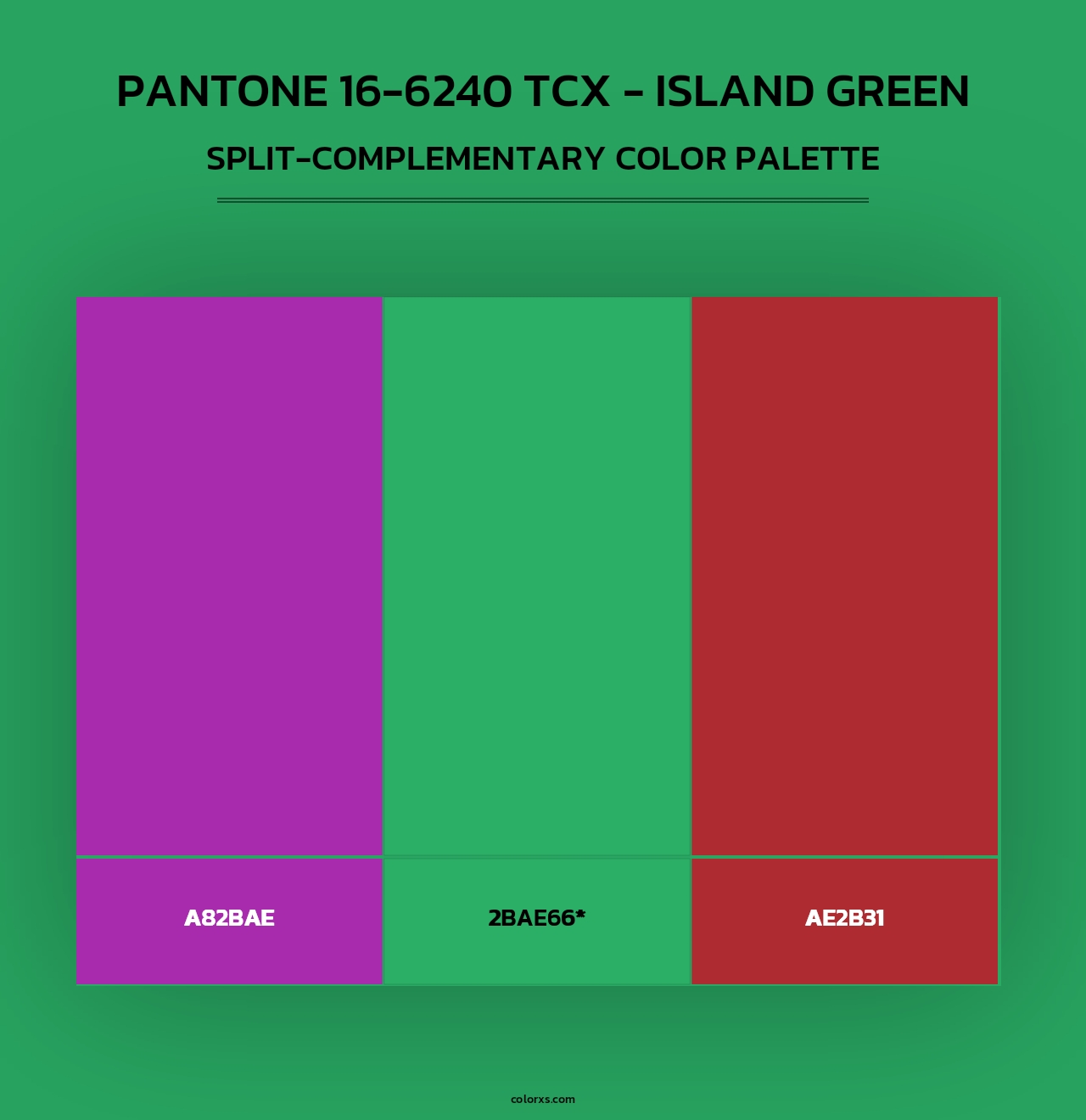PANTONE 16-6240 TCX - Island Green color palettes - colorxs.com