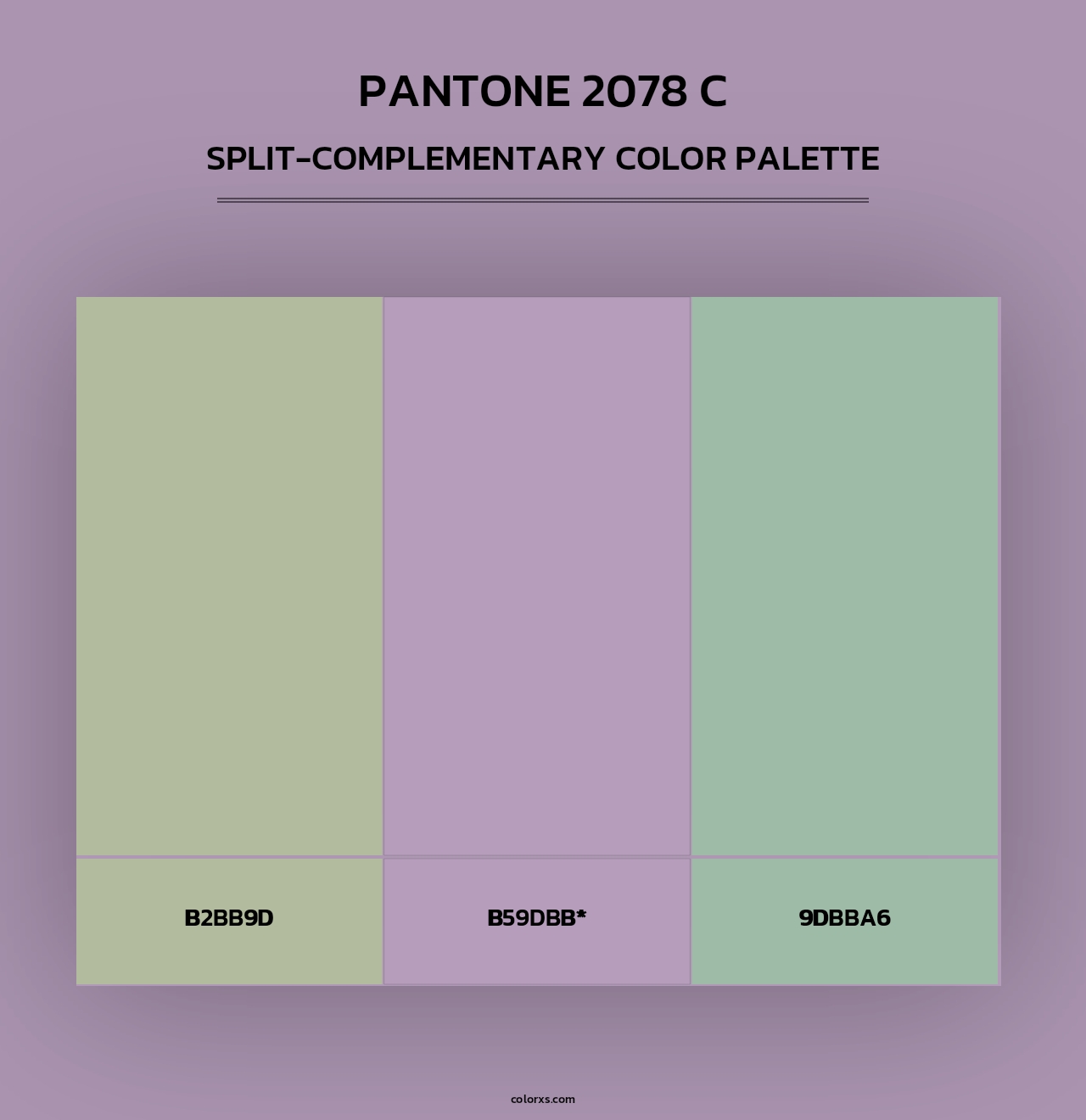 PANTONE 2078 C color palettes - colorxs.com