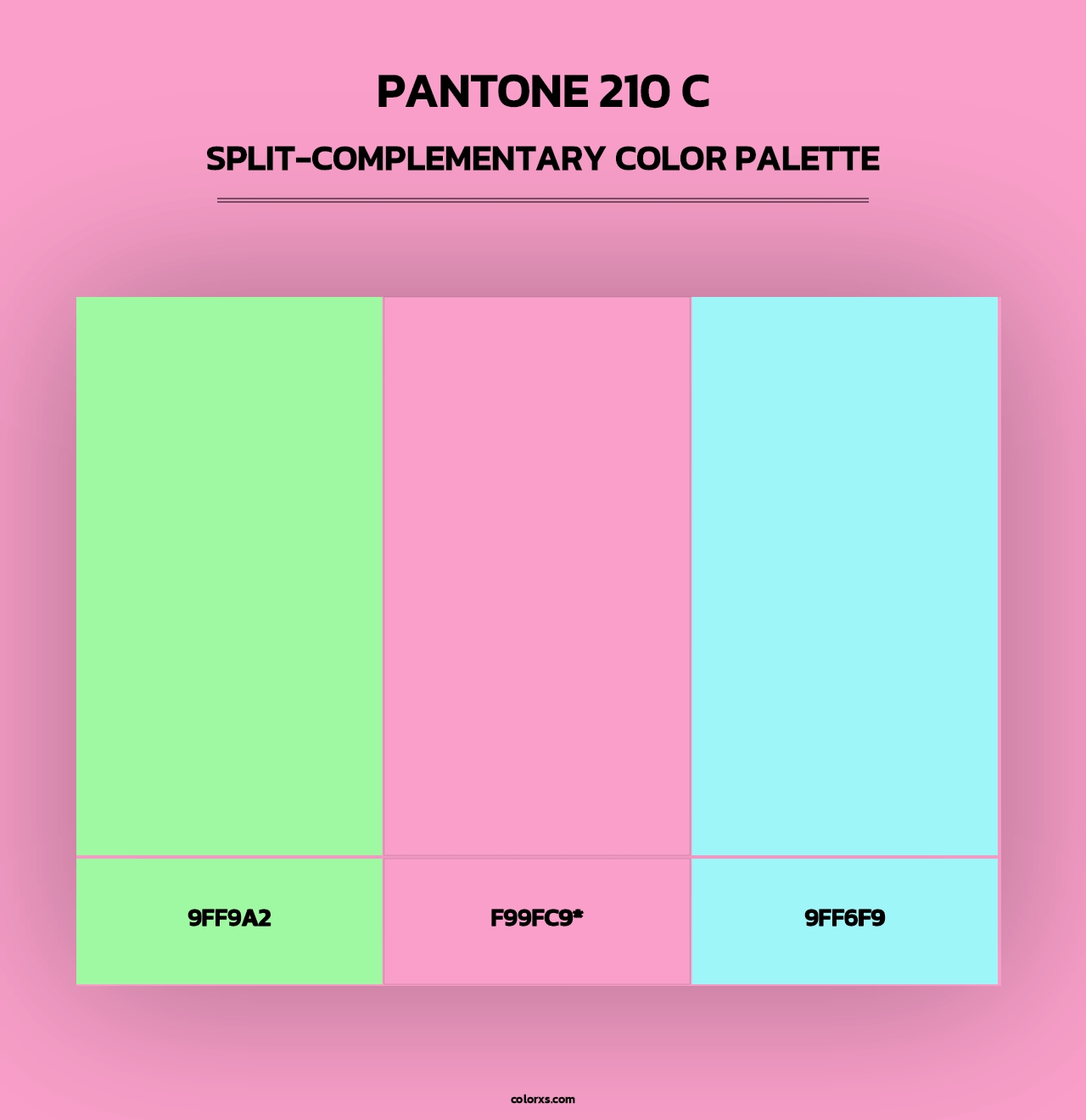 PANTONE 210 C color palettes - colorxs.com