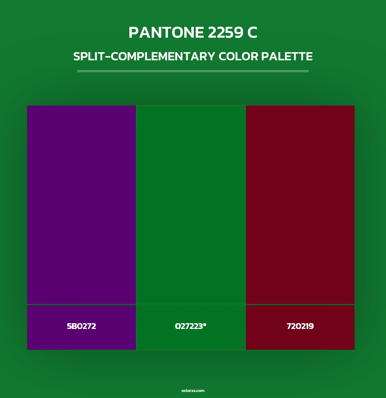 PANTONE 2259 C color palettes - colorxs.com