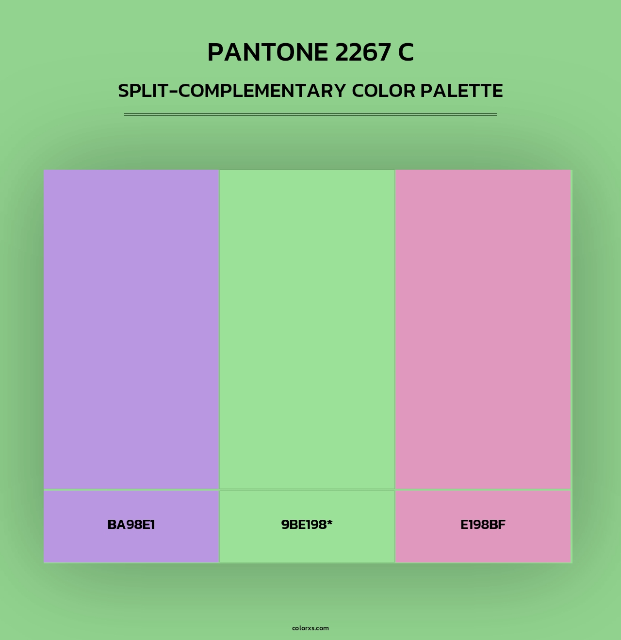 PANTONE 2267 C color palettes - colorxs.com