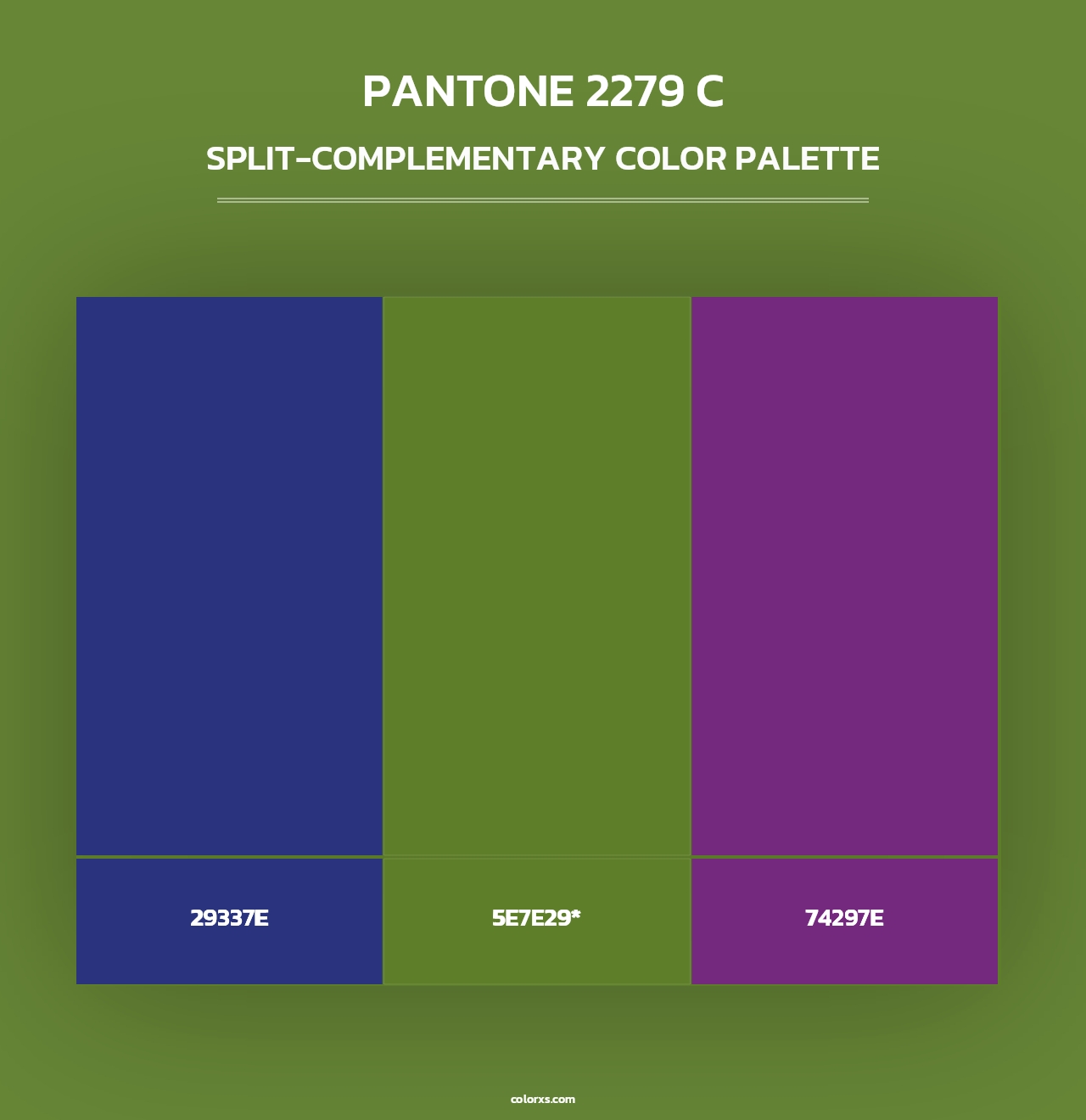 PANTONE 2279 C color palettes - colorxs.com